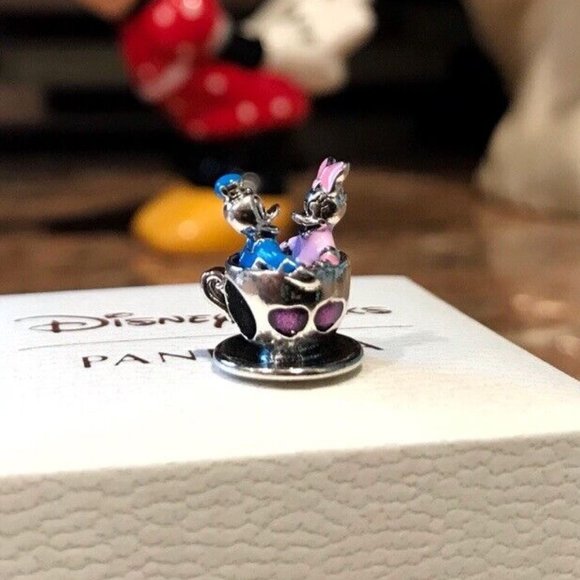 Pandora | Jewelry | Pandora Disney Donald Duck Daisy Duck Teacup Charm ...